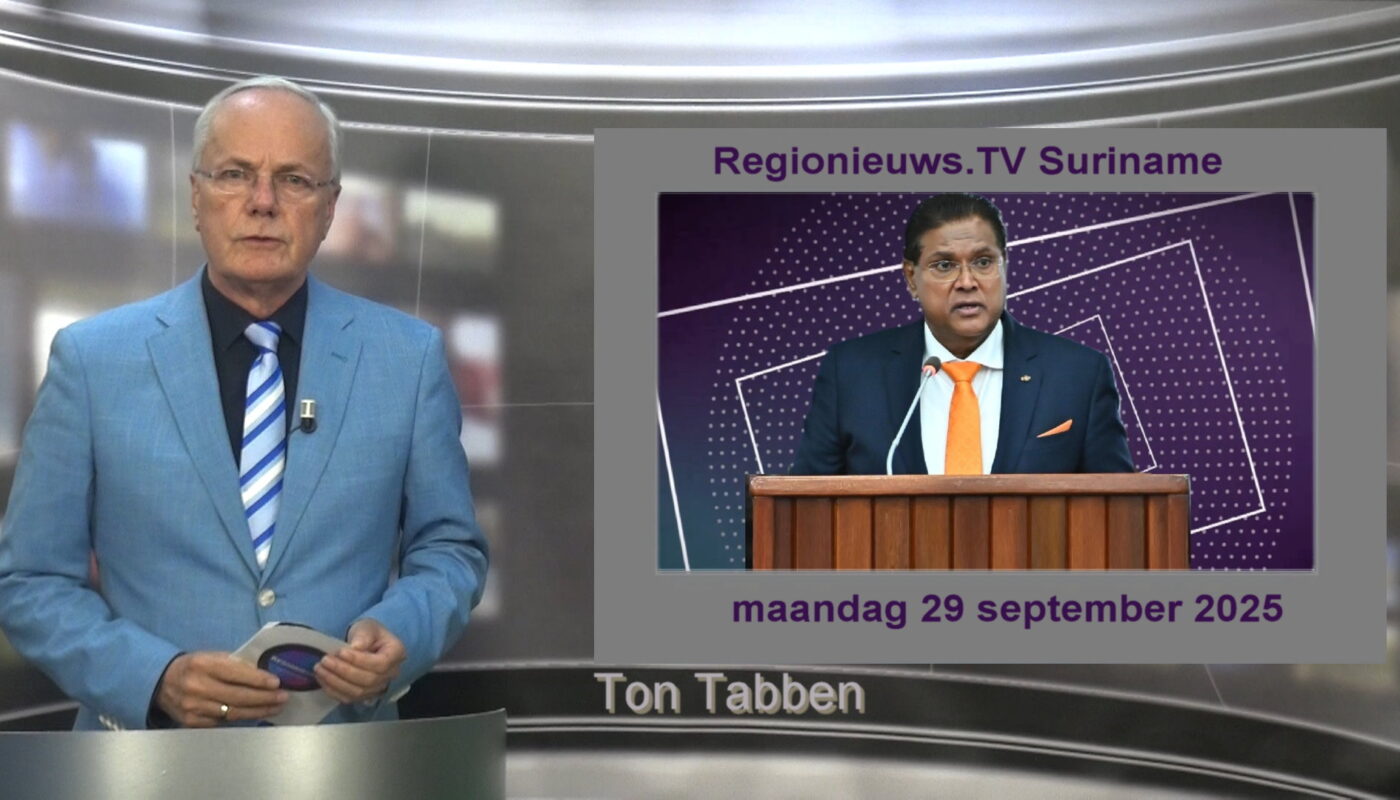 Regionieuws TV Suriname 29 september 2025 Geharrewar beëdiging Santokhi Souprayen ontslagen ...
